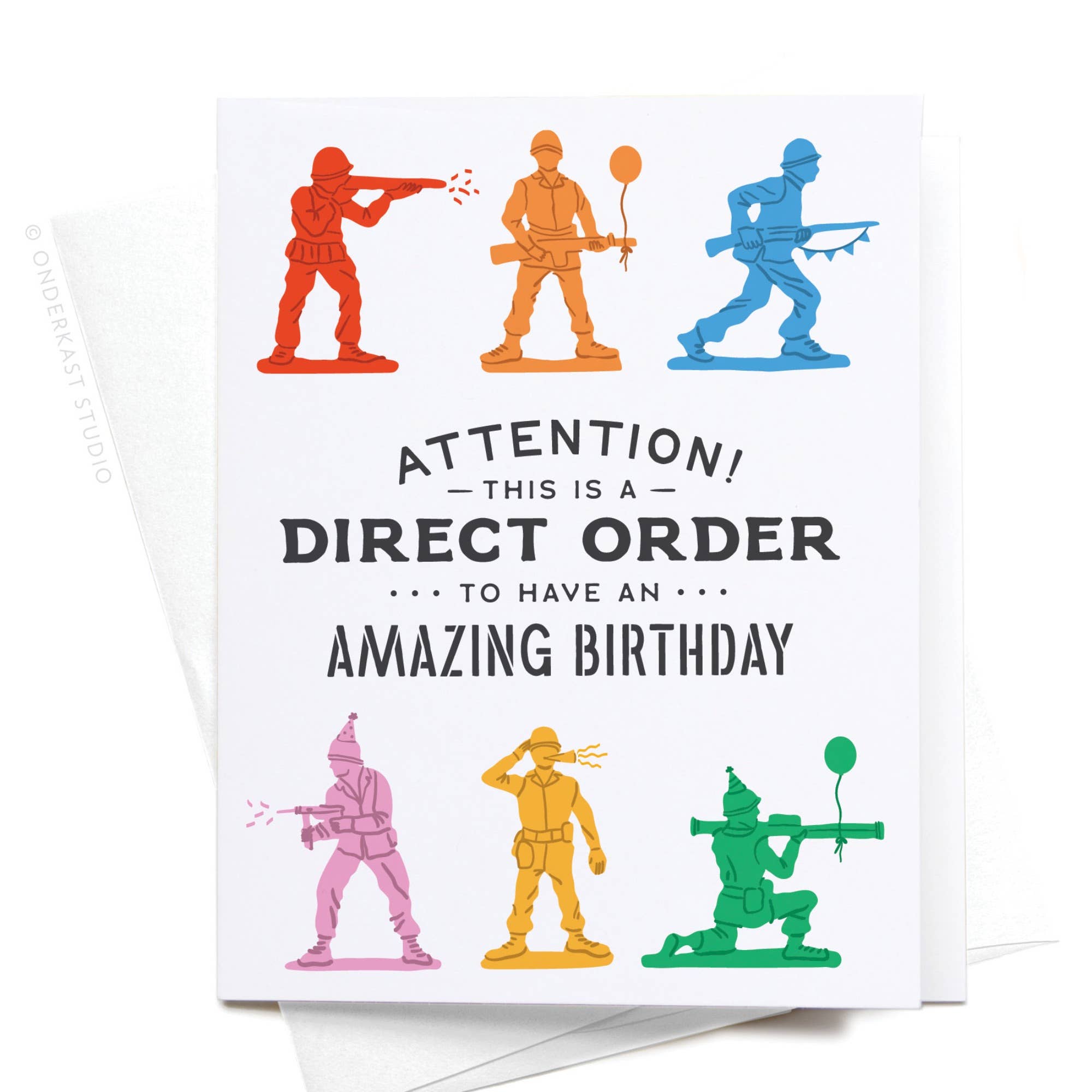 Direct Order Army Men Birthday Greeting Card – Davis Street Mercantile